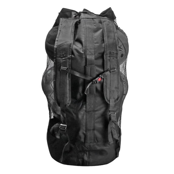 AOMRCOL Professional Large Mesh Ball Bags with Shoulder Strap Soccer ...