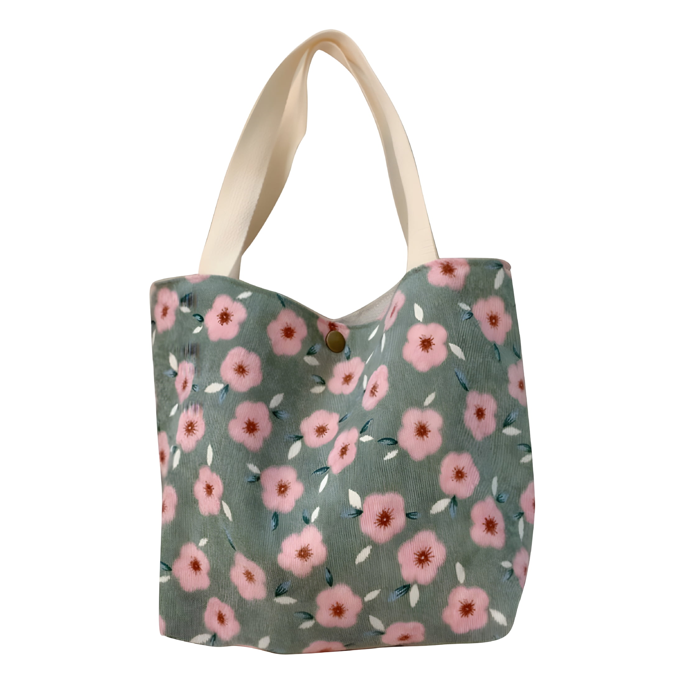 AOMRCOL Small Corduroy Tote Bags with Handles for Women Girls Flower ...