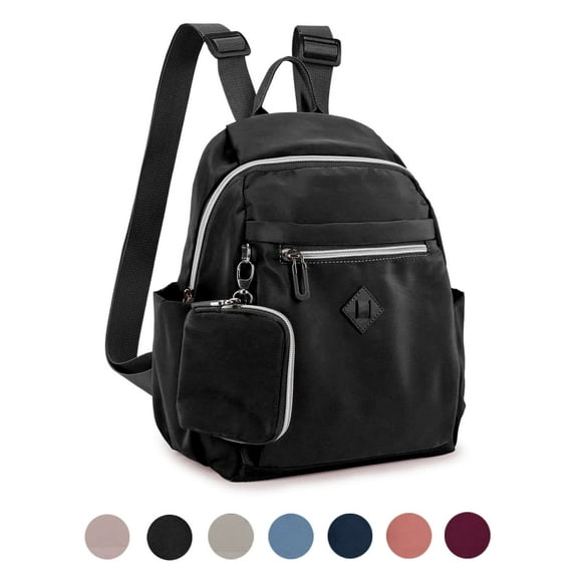 AOMRCOL Small Nylon Backpack Purse for Women Waterproof Mini Daypack ...