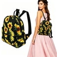 AOMRCOL Sunflower Mini Backpack,Sunflowers Printing Backpack,Small ...