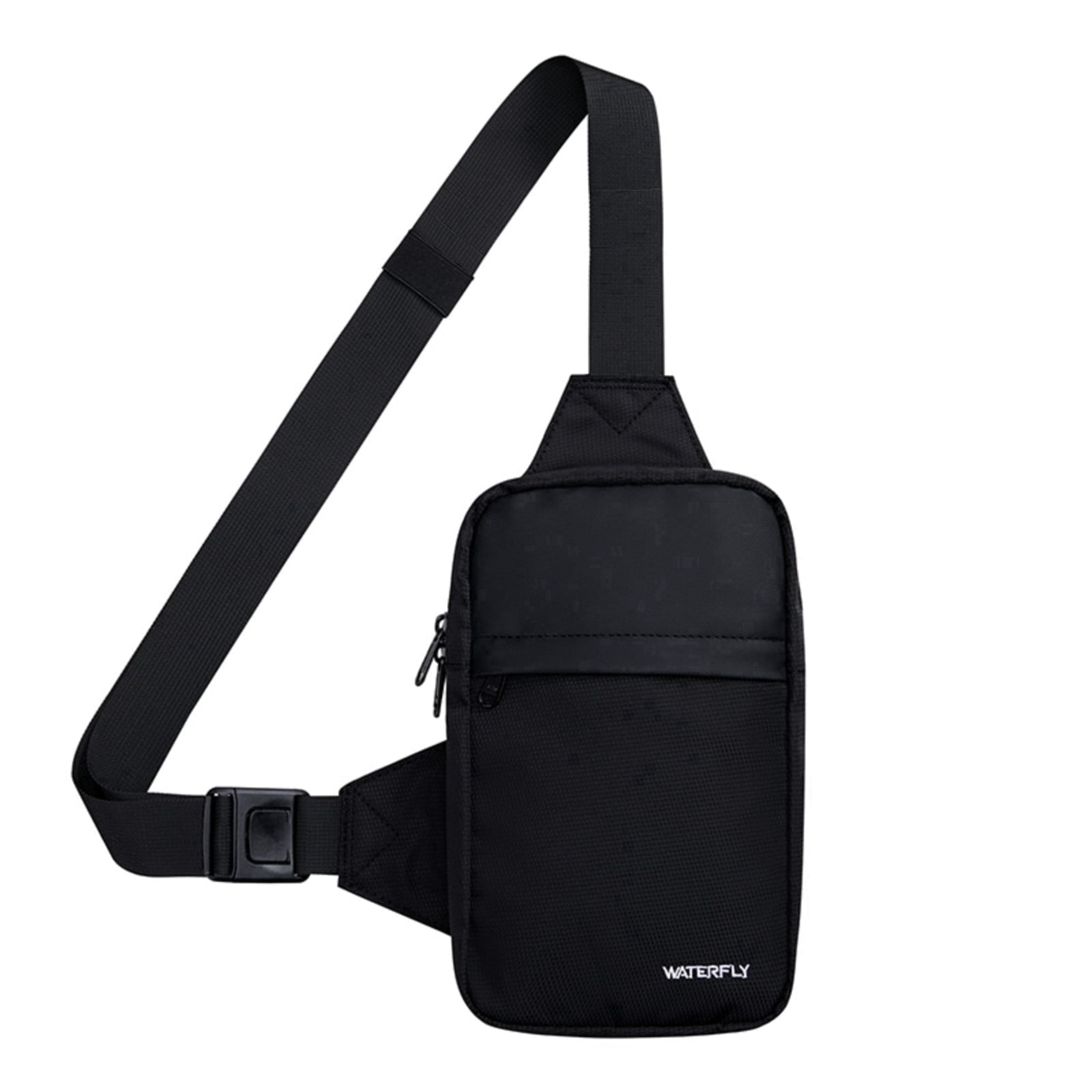 AOMRCOL Unisex Small Dual Pocket Travel Hiking Nylon Cross-Body ...