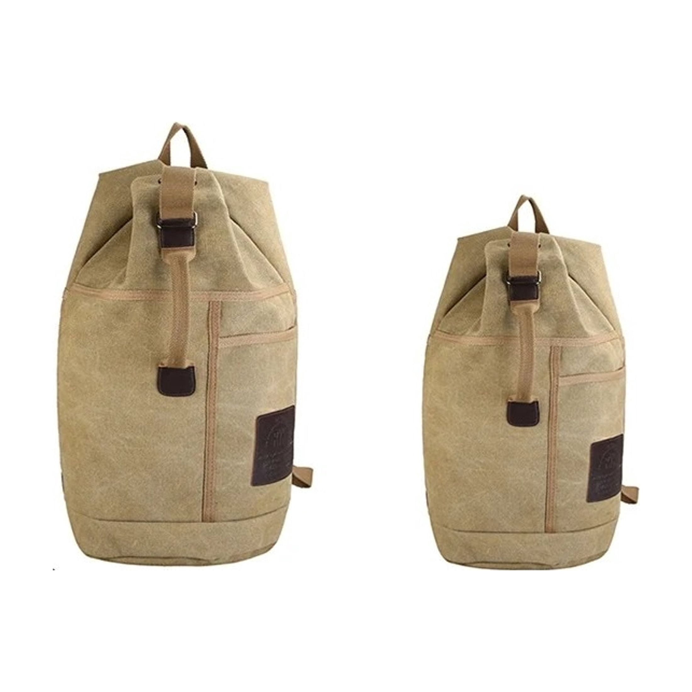 AOMRCOL Versatile Large Capacity Canvas Travel Backpack for Men Women ...
