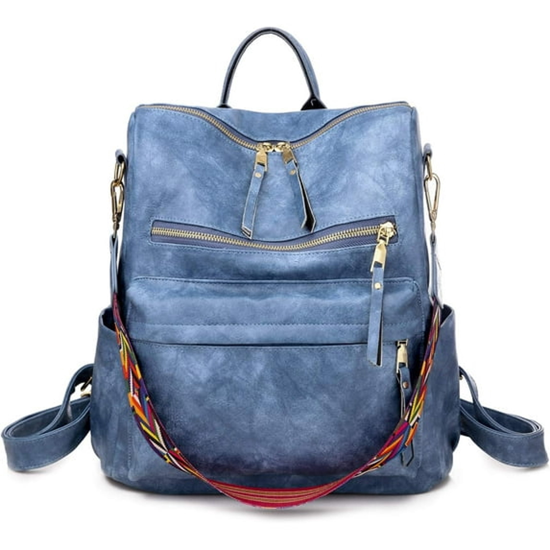 AOMRCOL Women'S Fashion Backpack Purse for Women Leather Multipurpose ...