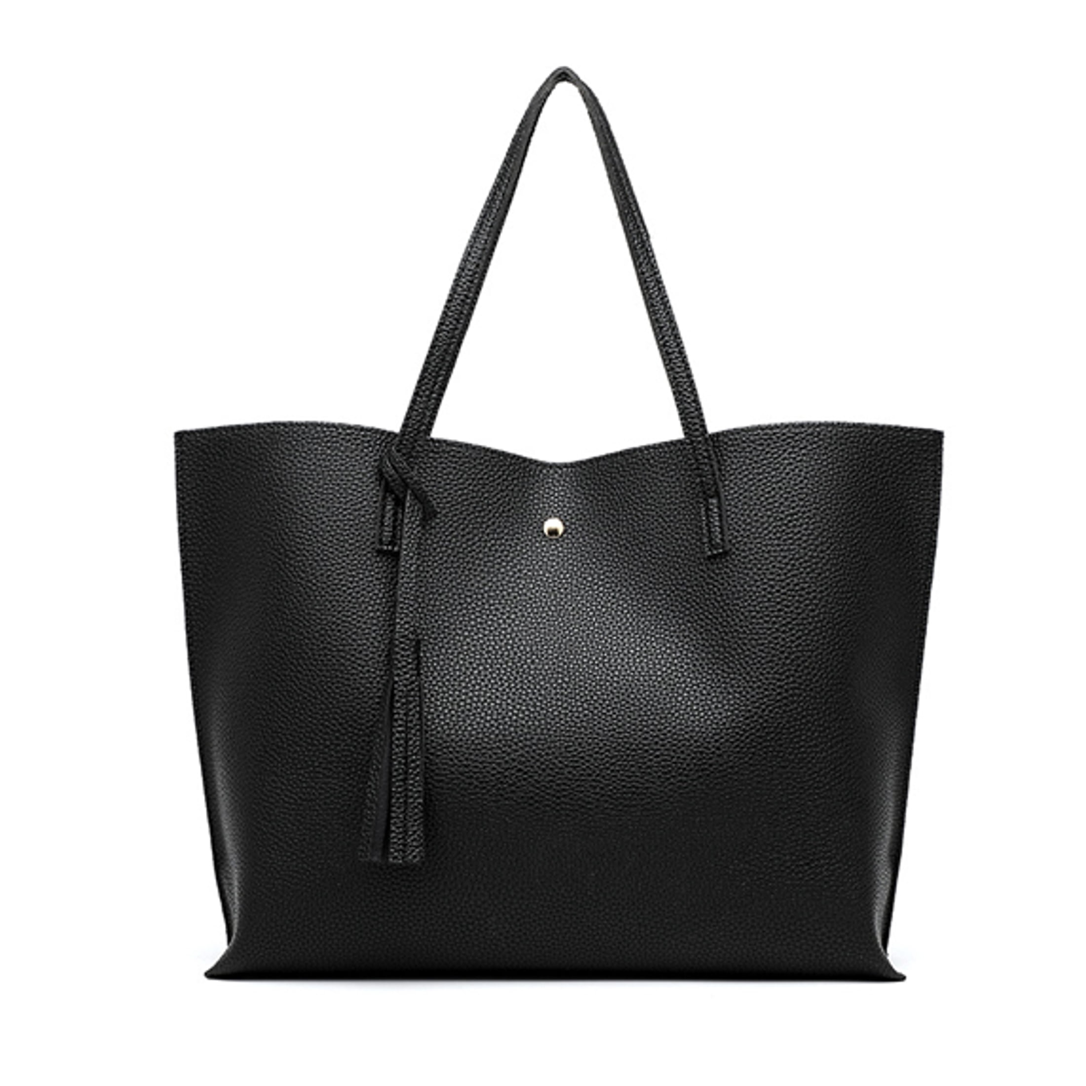 AOMRCOL Women Tote Bag Tassels Leather Shoulder Handbags Fashion Ladies ...