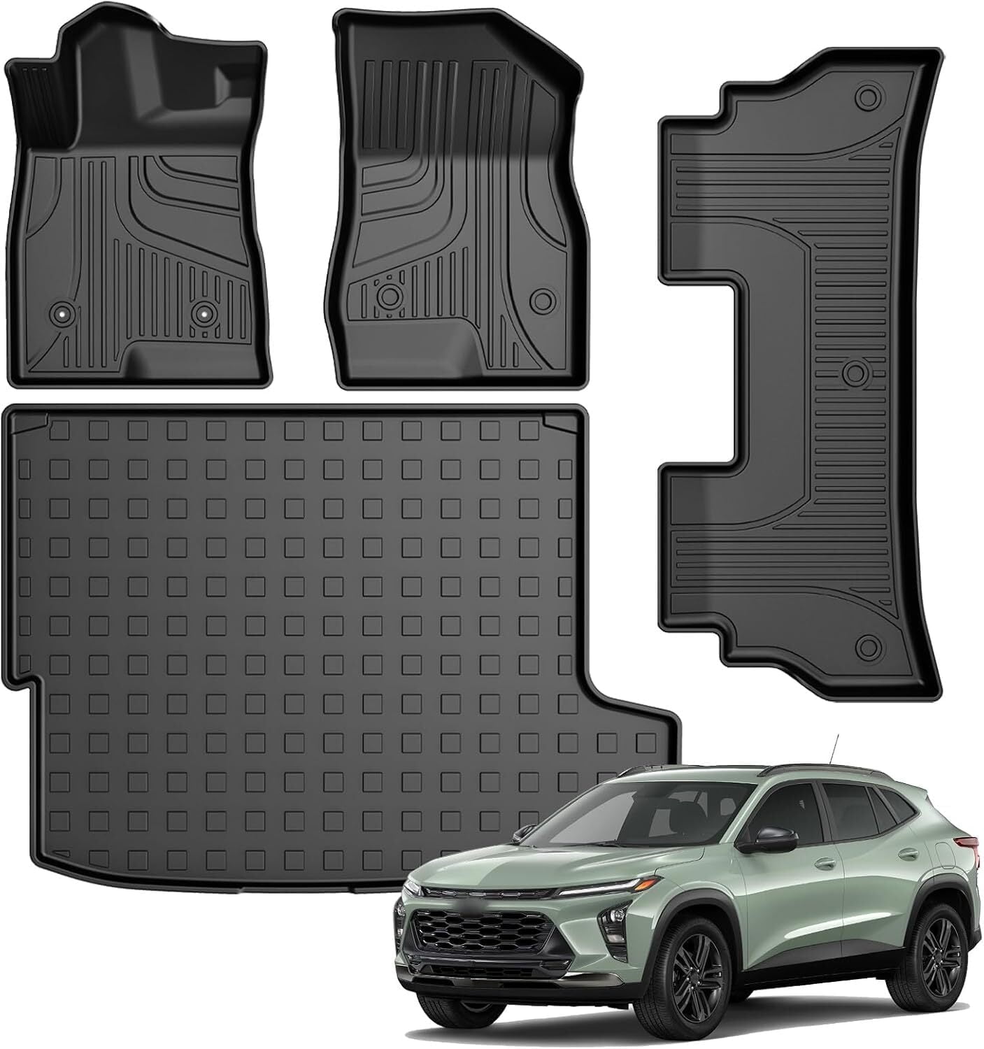 AOMSAZTO Car Floor Mats & Cargo Liner for Chevrolet/Chevy TRAX 2024 ...