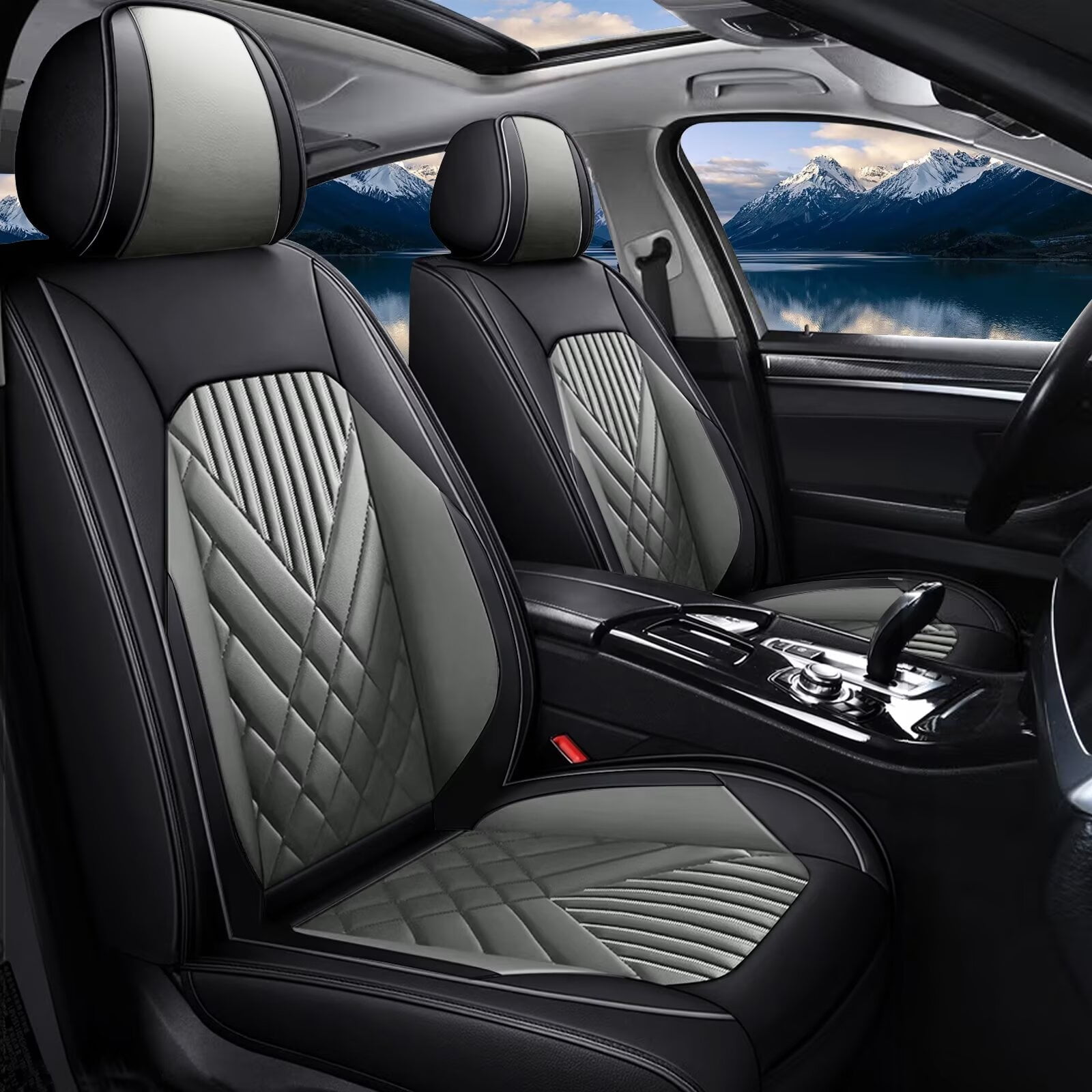 AOMSAZTO Car Full Seat Covers Fit for Toyota Yaris 2013-2024 2025 ...