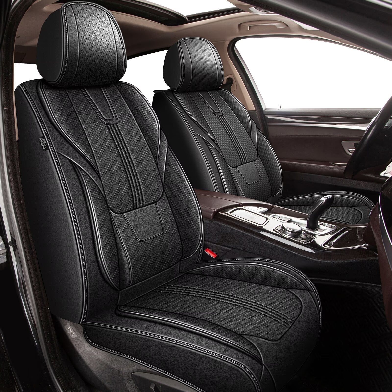 DIKSOAKR Car Seat Covers 2 Front Seat for Toyota RAV4 2007-2018: Seat ...