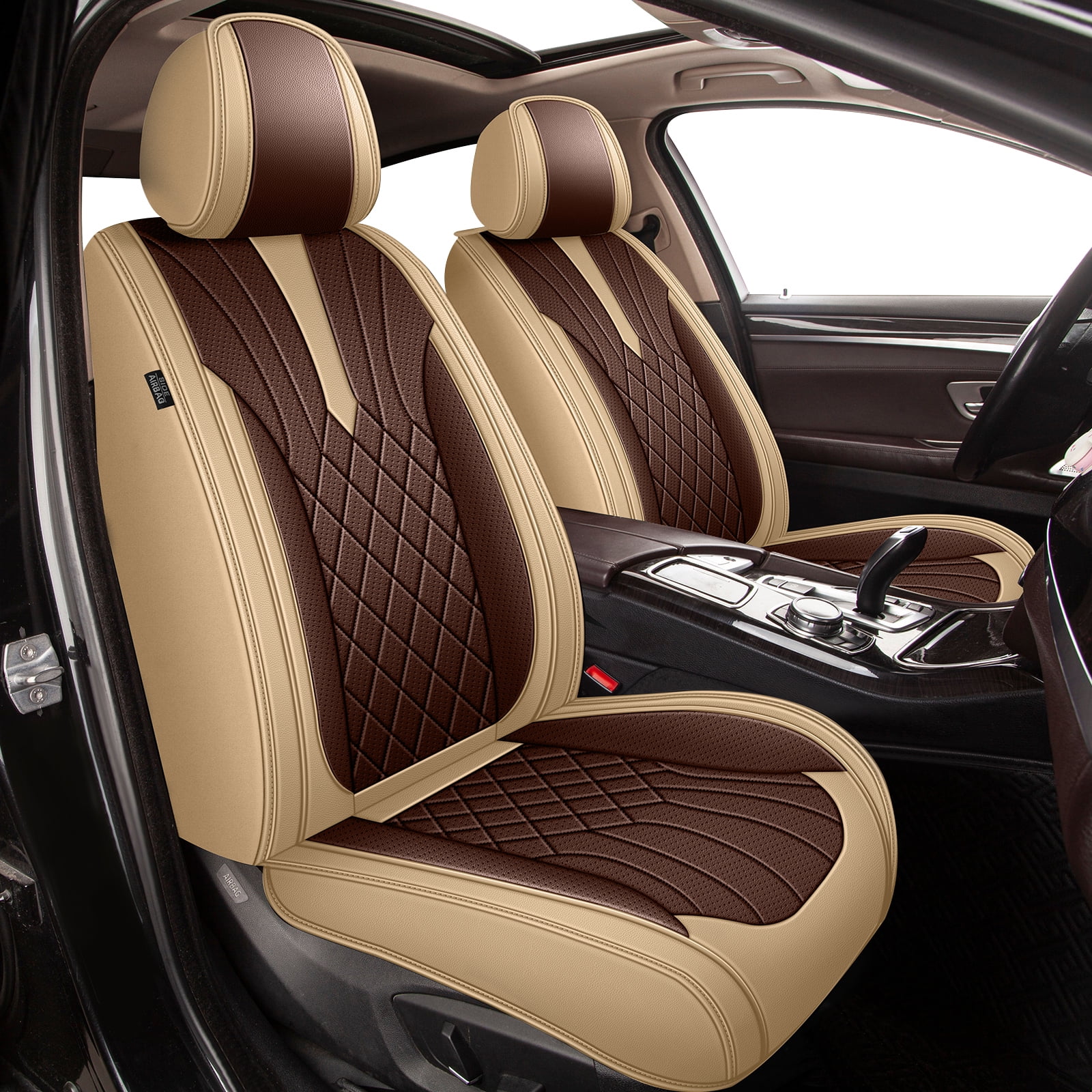 AOMSAZTO Car Seat Covers for Ford Fusion 2010-2020, Front Seat Covers ...