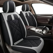 NINTE Universal 5-Seat Car Cover Set: Luxury PU Leather Cushions ...