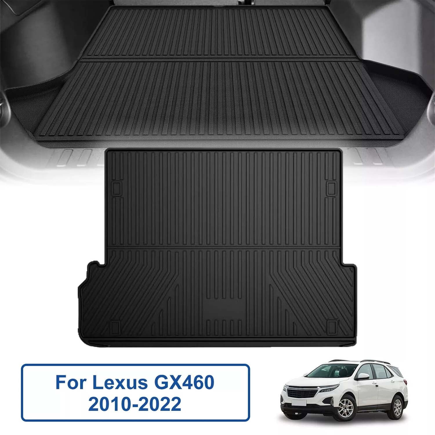 AOMSAZTO Car Trunk Mat For Lexus GX460 2010-2022 All Weather TPE Rubber ...