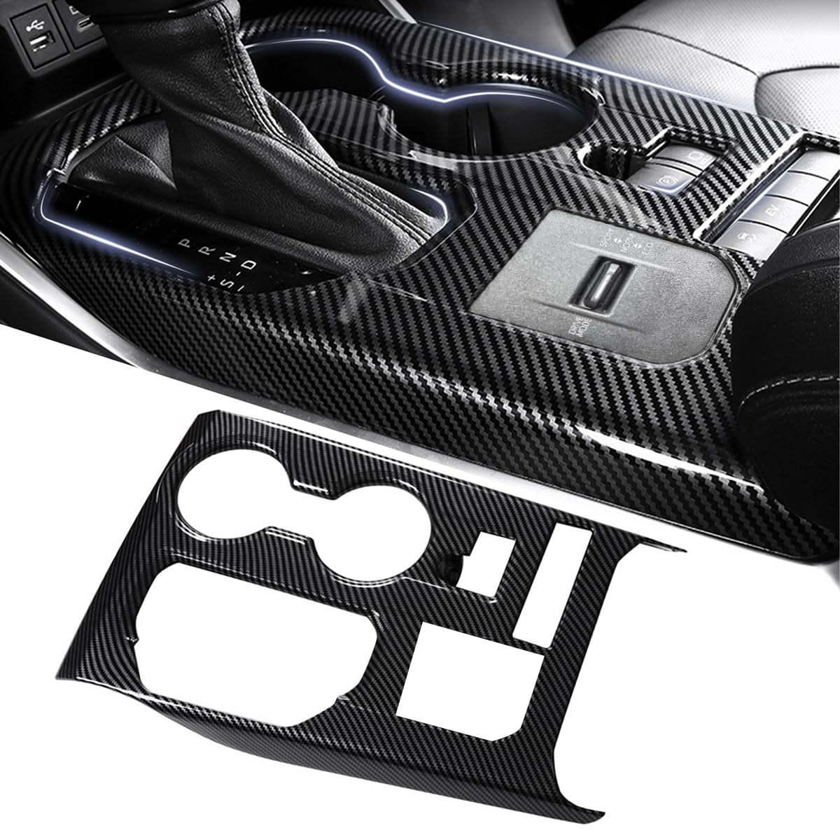 AOMSAZTO Carbon Fiber Central CM31 Control Gear Shift Panel Trim Cover Fit for 2022 2023 ...