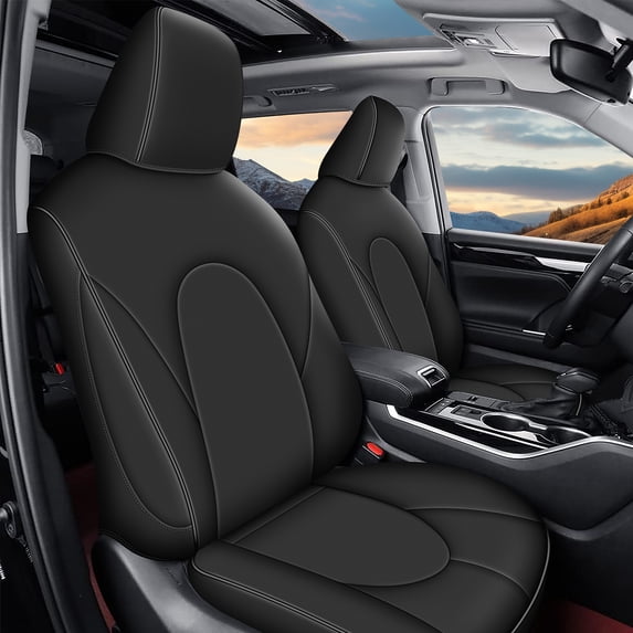 AOMSAZTO Custom Fit Highlander Seat Covers: for Toyota Highlander 2020 ...
