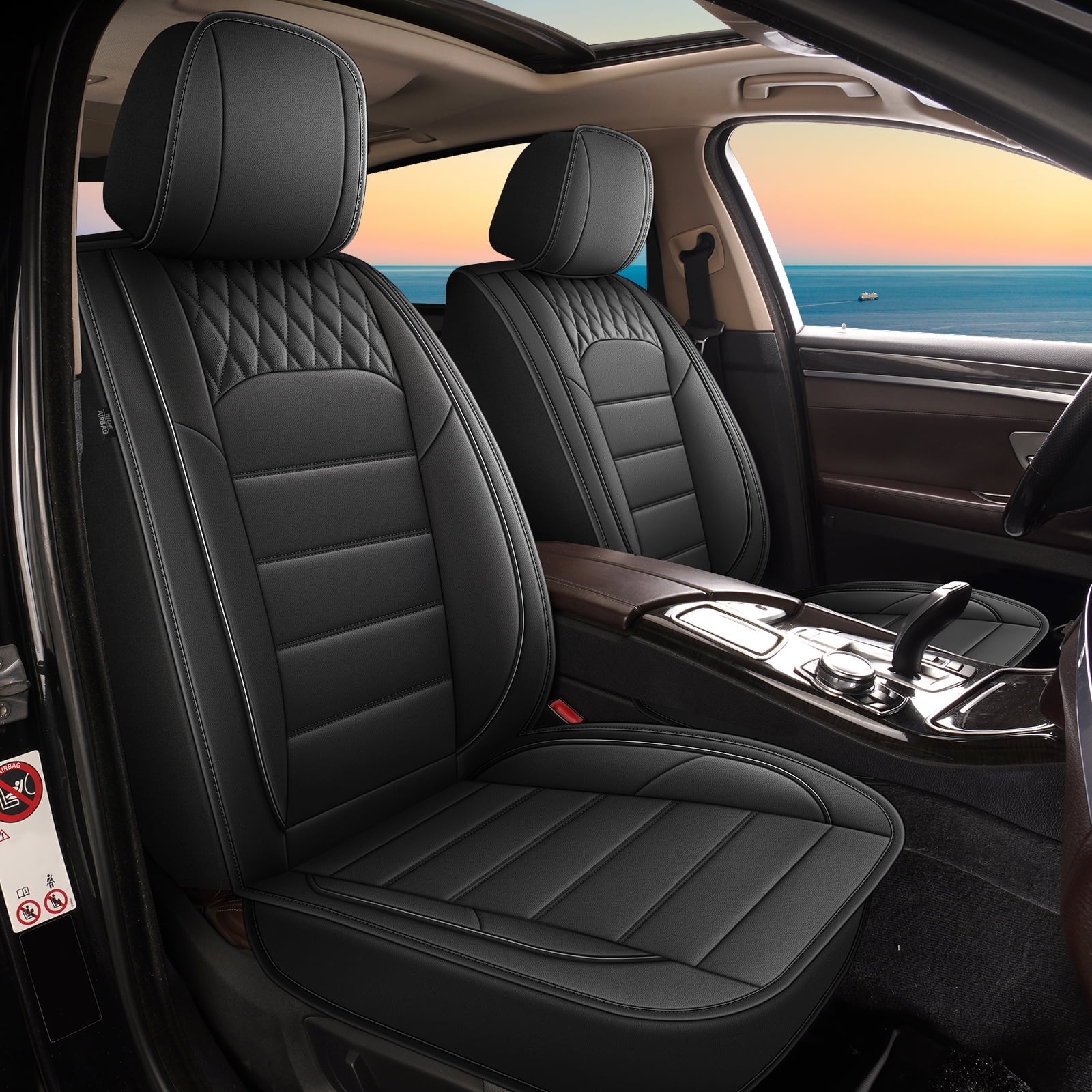 AOMSAZTO Full Set Car Seat Covers Fit for Jeep Compass 2012-2024 2025 ...