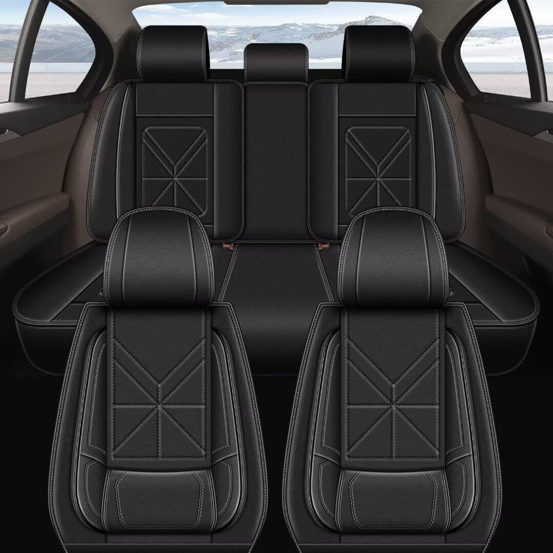 AOMSAZTO Seat Covers Fit For Jeep Compass 2012-2024 5 Seats Car PU ...