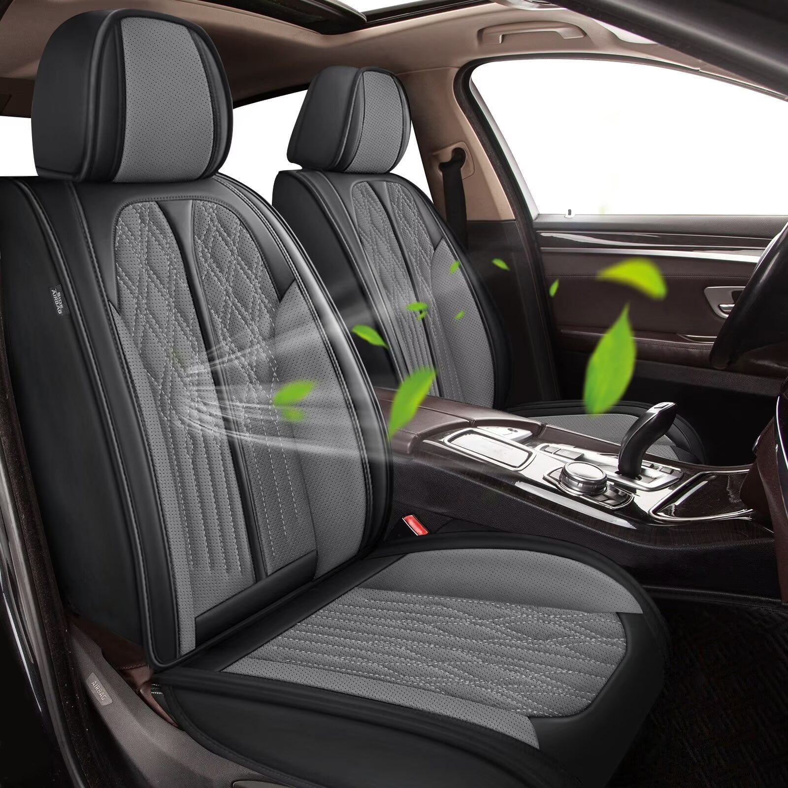 AOMSAZTO Seat Covers Fit for Ford Mustang Mach-E 2021-2024 2025 Full ...