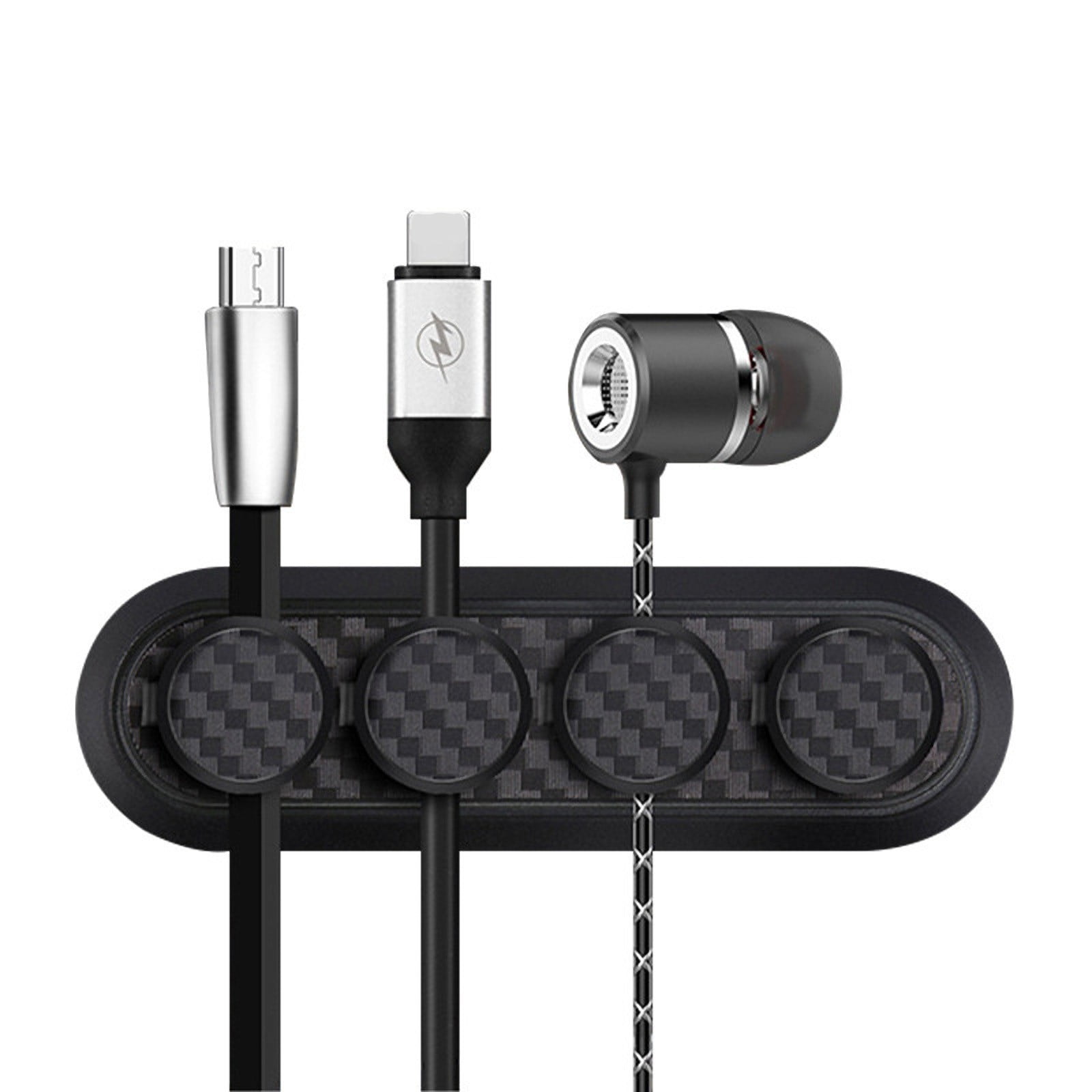 AOMXGD Car Accessories, Magnetic Cable Holder 4 Slot Cable Clip Cable ...