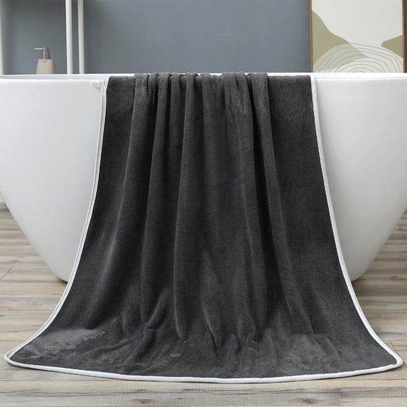 AOMXGD Large Size 28 X 55 Inches Large Bath Towels Super Absorbency ...