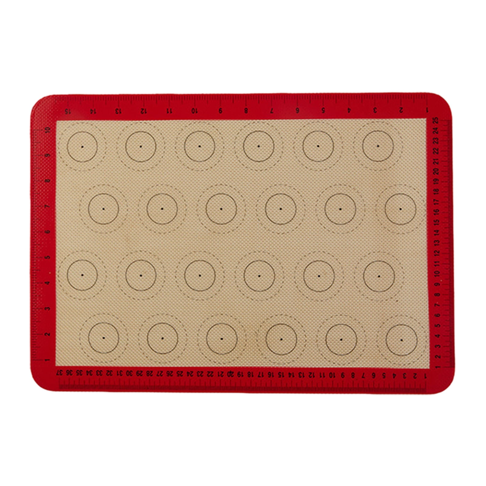 AOMXGD with Scale Silicone Baking Mats Cookies Sheet- Non-Stick Mats ...