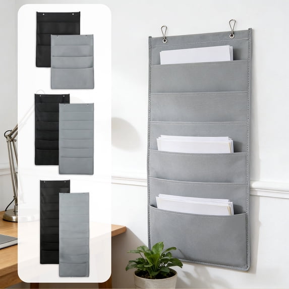 AOMXGD Wall Hanging Non-Woven Document Sorting Sack Dual Top Hanging ...
