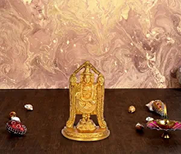 AONA Brass Statue Idol of Lord Tirupati Balaji for Blessing Happiness ...