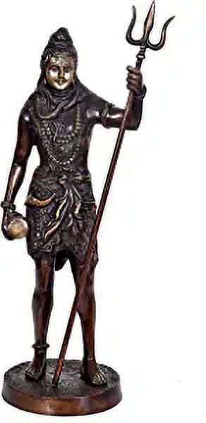 AONA Large Standing Shiva Statue with Trishula Trident ,Lord Shiva 19 ...