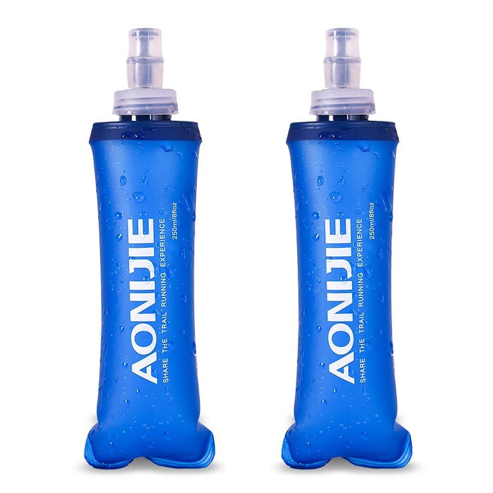 AONIJIE 2 Pcs TPU Soft Flask 250ML Collapsible Water Bottles for ...