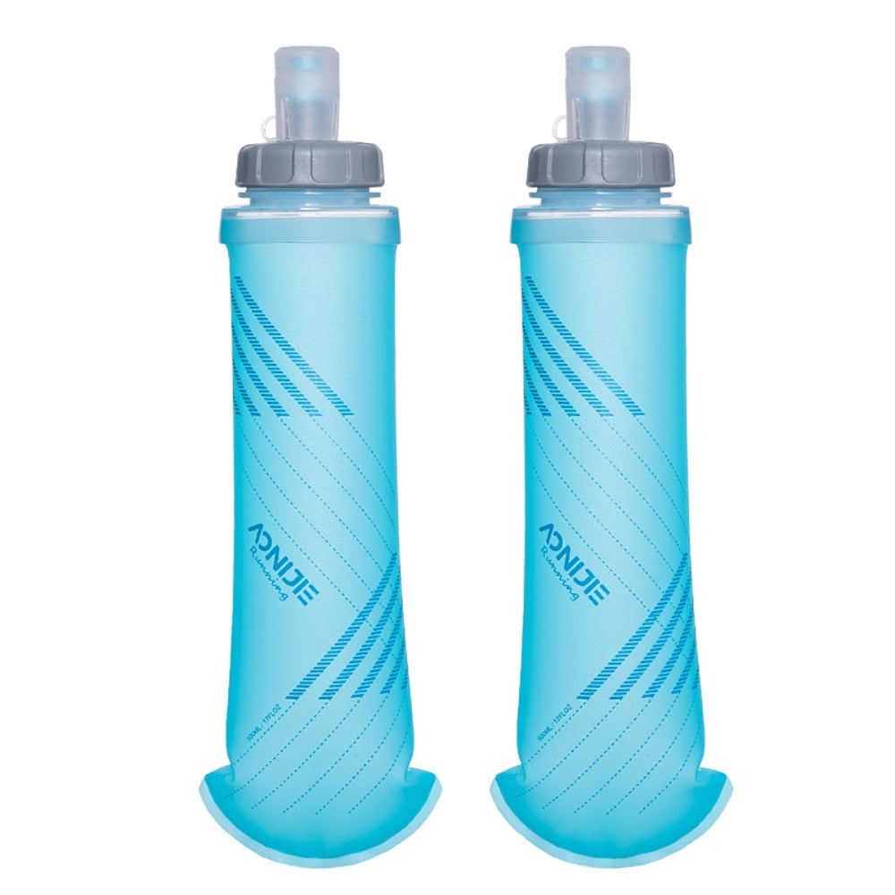 AONIJIE 2 Pcs Runner Handheld 500ML TPU Soft Flask, Collapsible Water ...