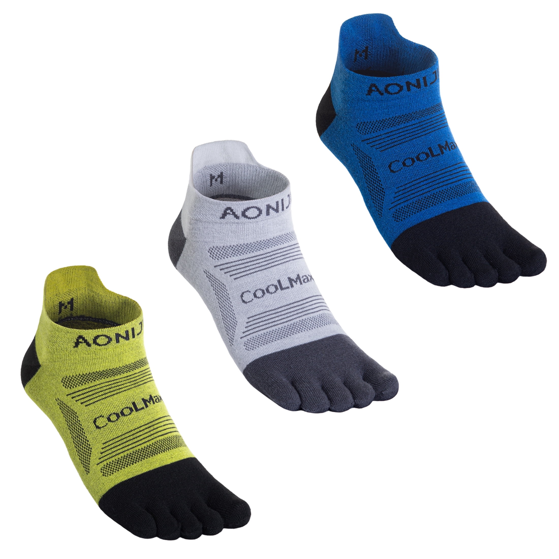 AONIJIE E4839 Unisex Running Low Cut Marathon Toesocks for Race ...