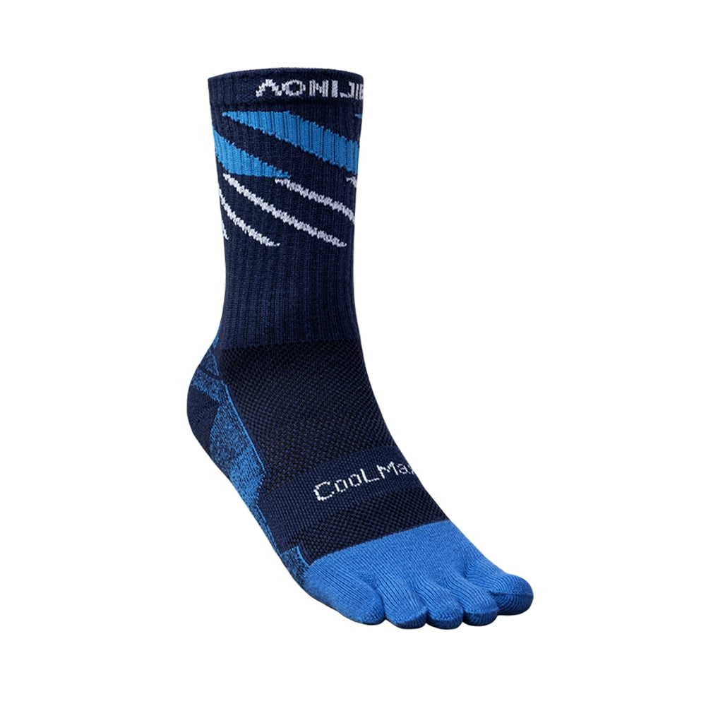 AONIJIE E4846 Sports Long Five-finger Socks Warm and Breathable Terry ...