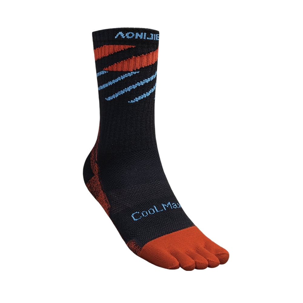 AONIJIE E4846 Sports Long Five-finger Socks Warm and Breathable Terry ...