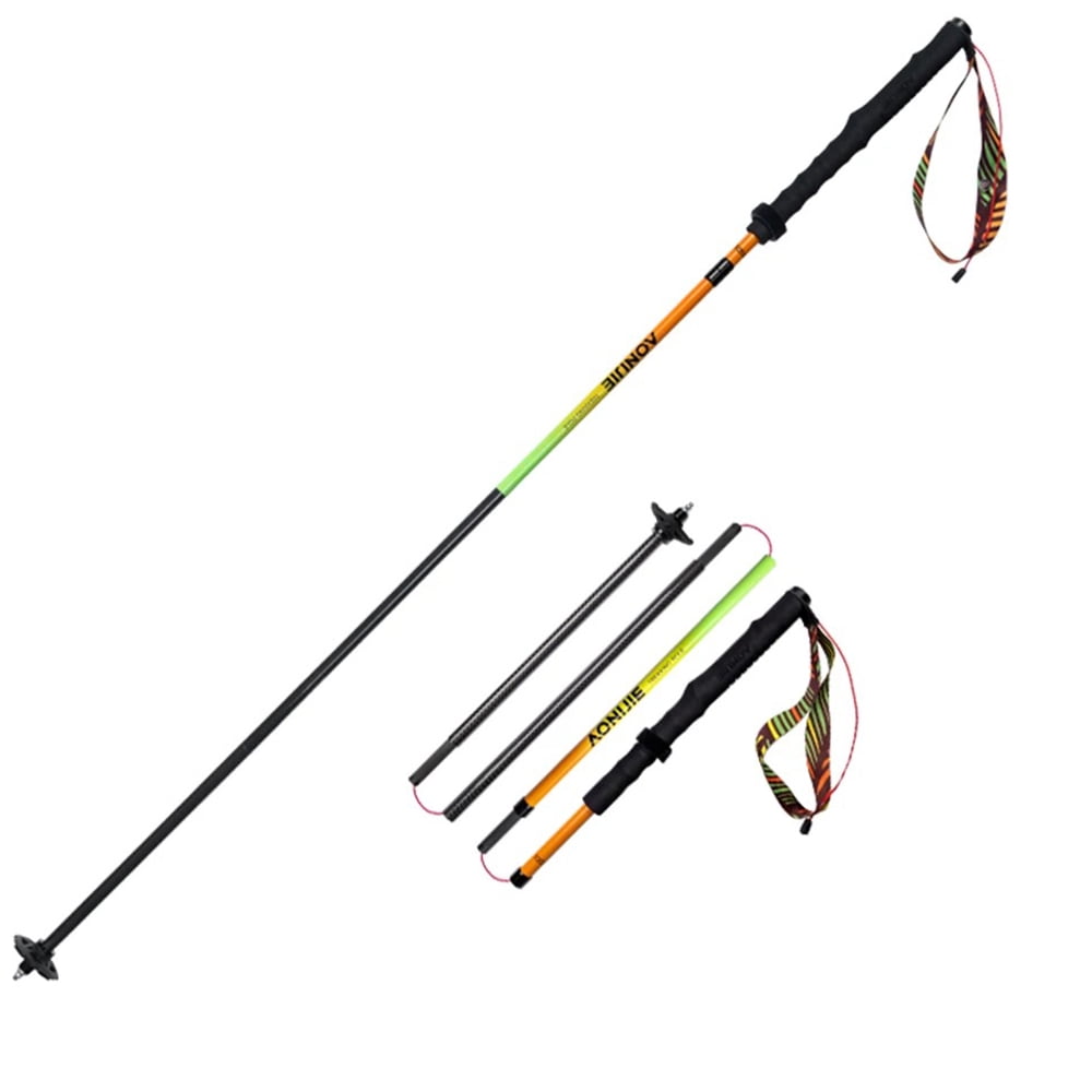 AONIJIE Lightweight Carbon Fiber Trekking Poles - Collapsible Hiking ...