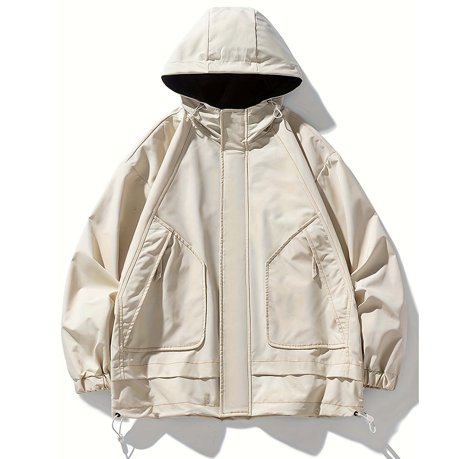 AOOCHASLIY 2023 Men Fall Coat Men's New Style Zipper Opening Upper ...