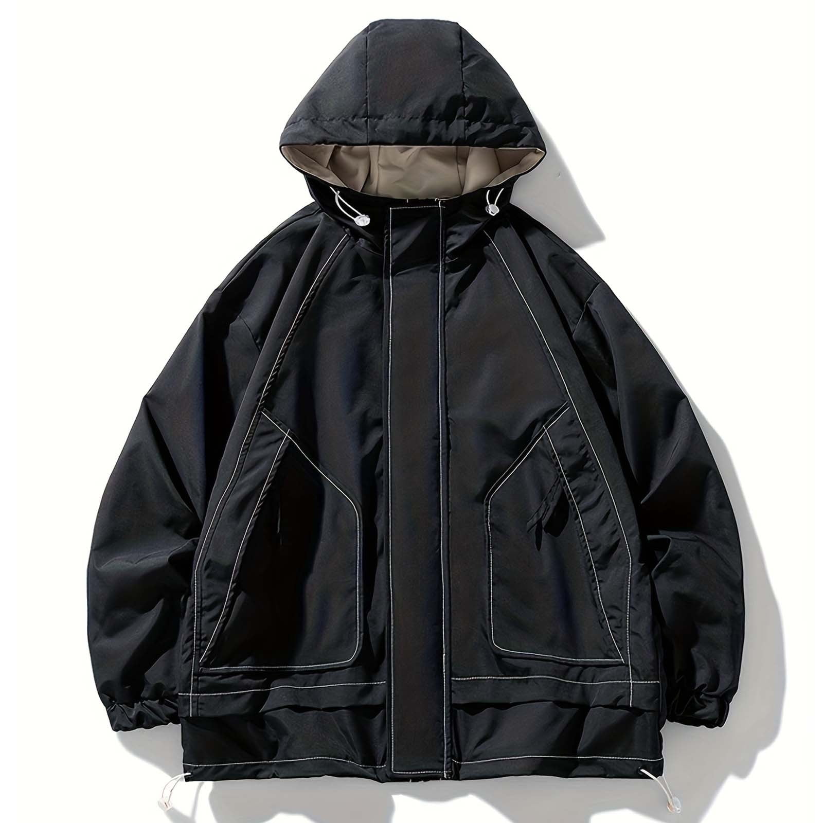 AOOCHASLIY 2023 Men Fall Coat Men's New Style Zipper Opening Upper ...