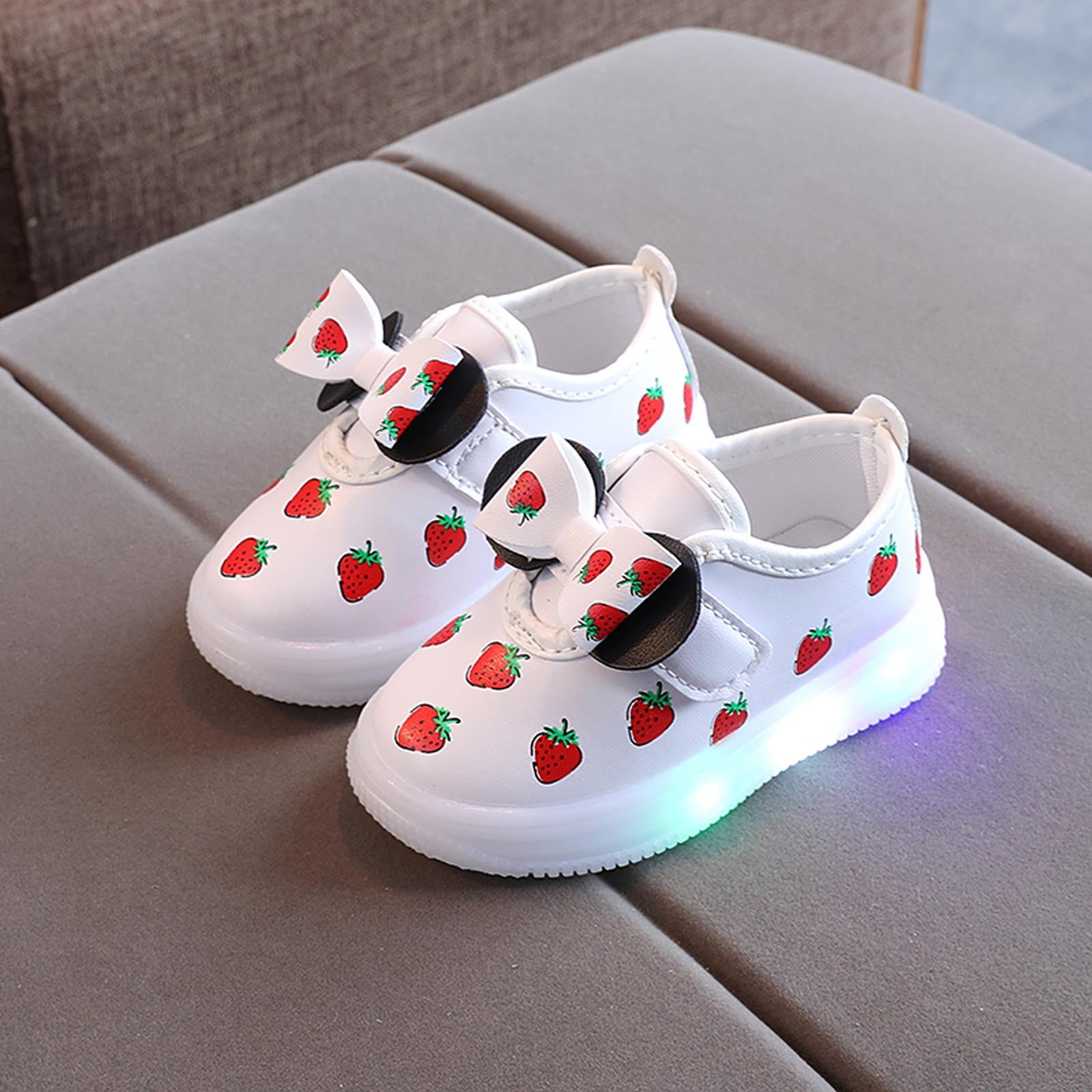 AOOCHASLIY Black and Friday Kids Shoes Spring Children LED Light Up ...