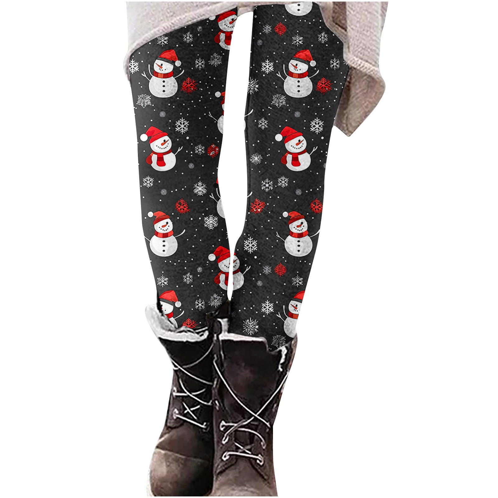 AOOCHASLIY Christmas Leggings for Women - Comfy Festive Holiday Themed ...