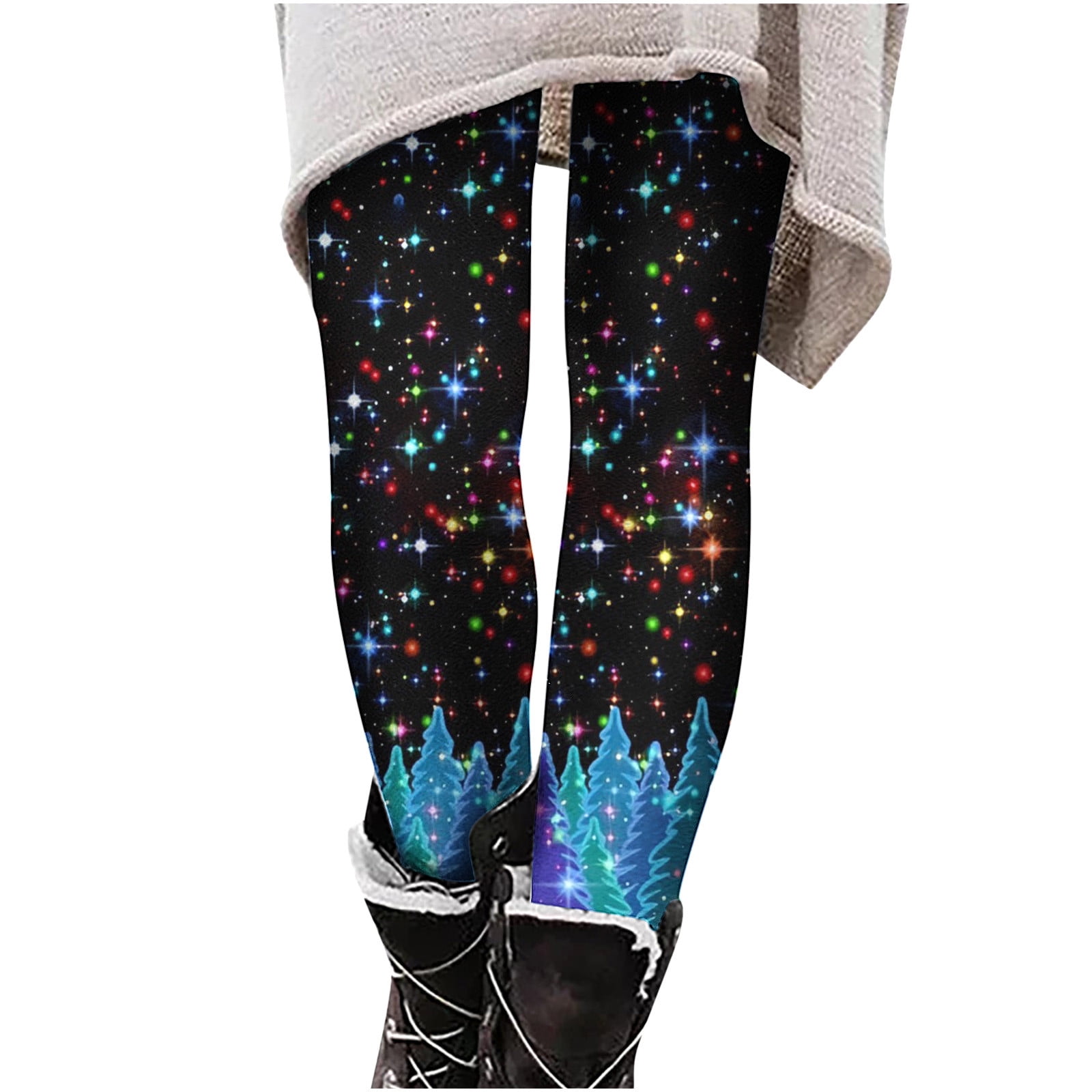 AOOCHASLIY Christmas Leggings for Women - Comfy Festive Holiday Themed ...