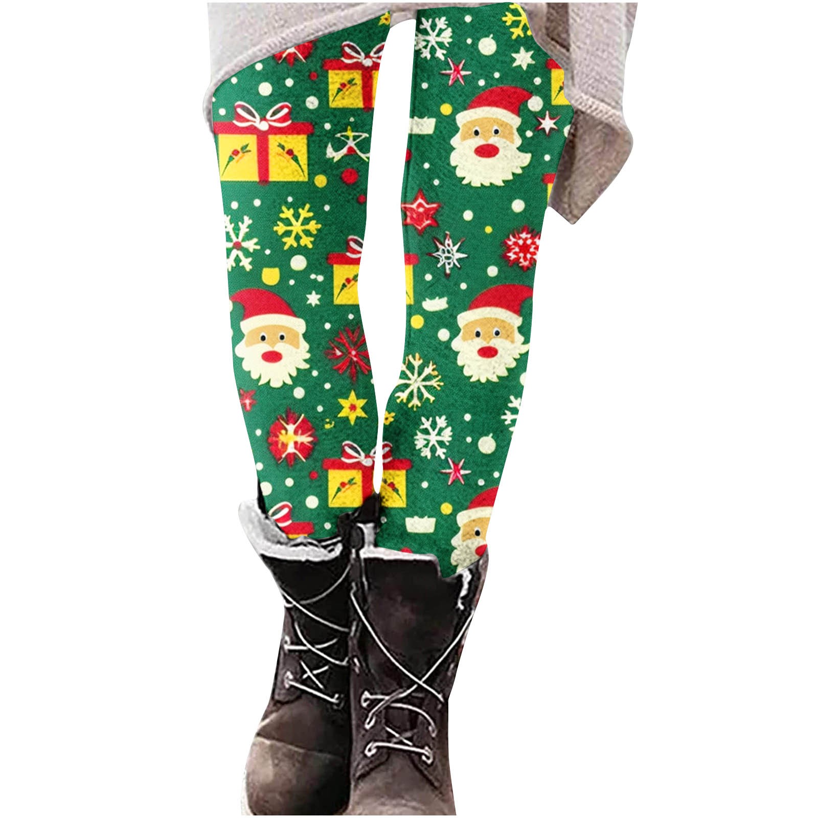 AOOCHASLIY Christmas Leggings for Women - Comfy Festive Holiday Themed ...