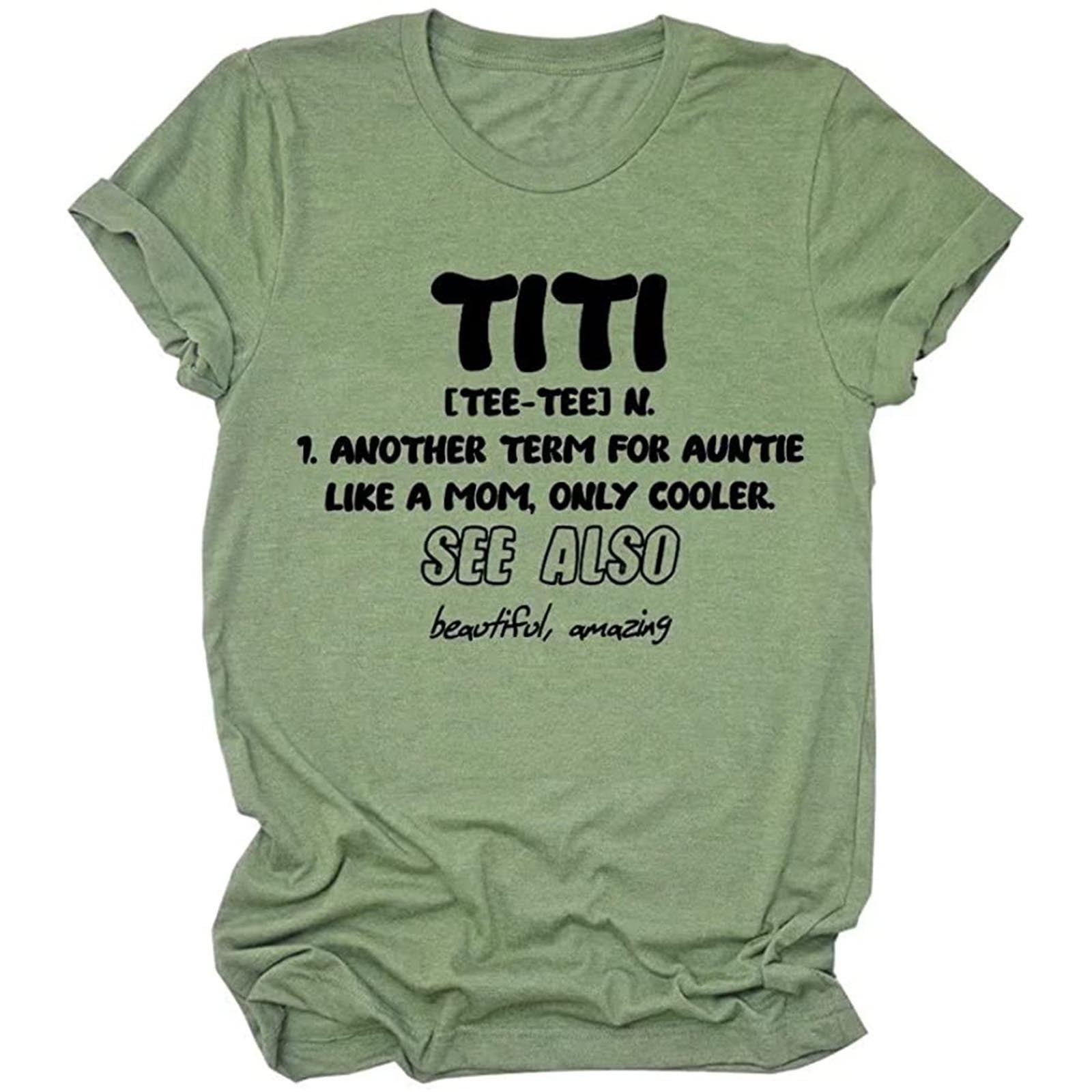 AOOCHASLIY Clearances Womens Tops, Fashion Women's Print Graphic Cute ...