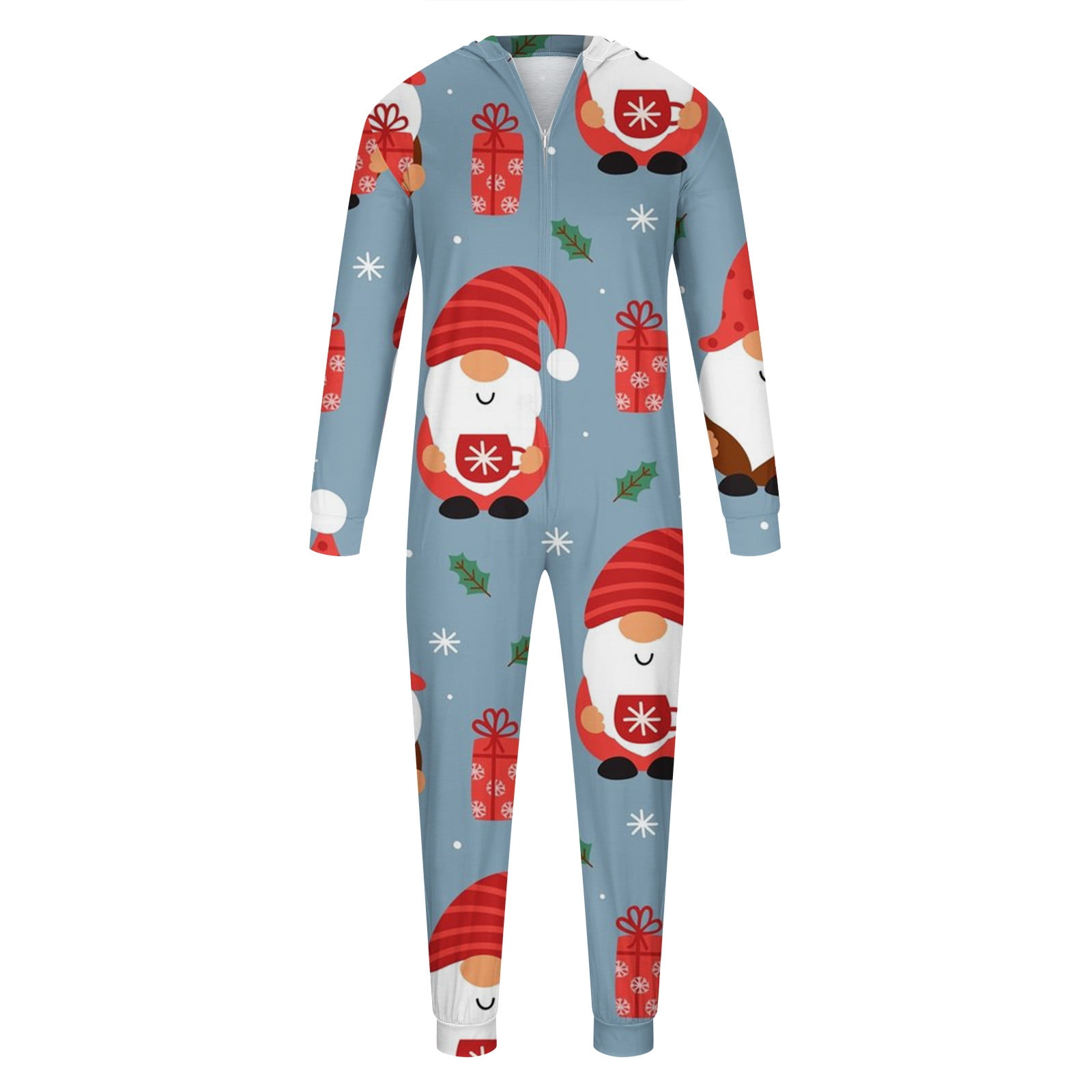 AOOCHASLIY Family Christmas Pajamas Xmas Print Dad Sleepwear Set Parent ...
