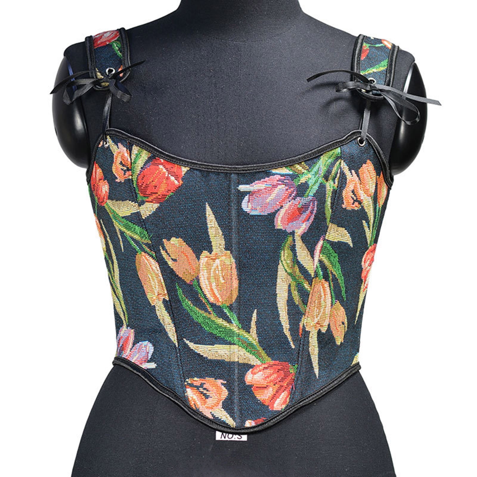 AOOCHASLIY Full Dress in Evening Women Casual Eyelet Lace-up Floral ...