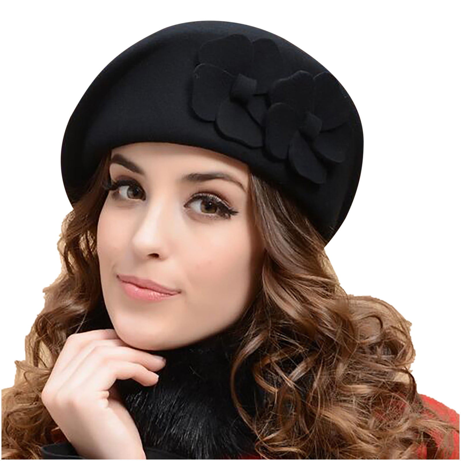 AOOCHASLIY Hats for Women Clothes Winter Hats For Women French Beret ...