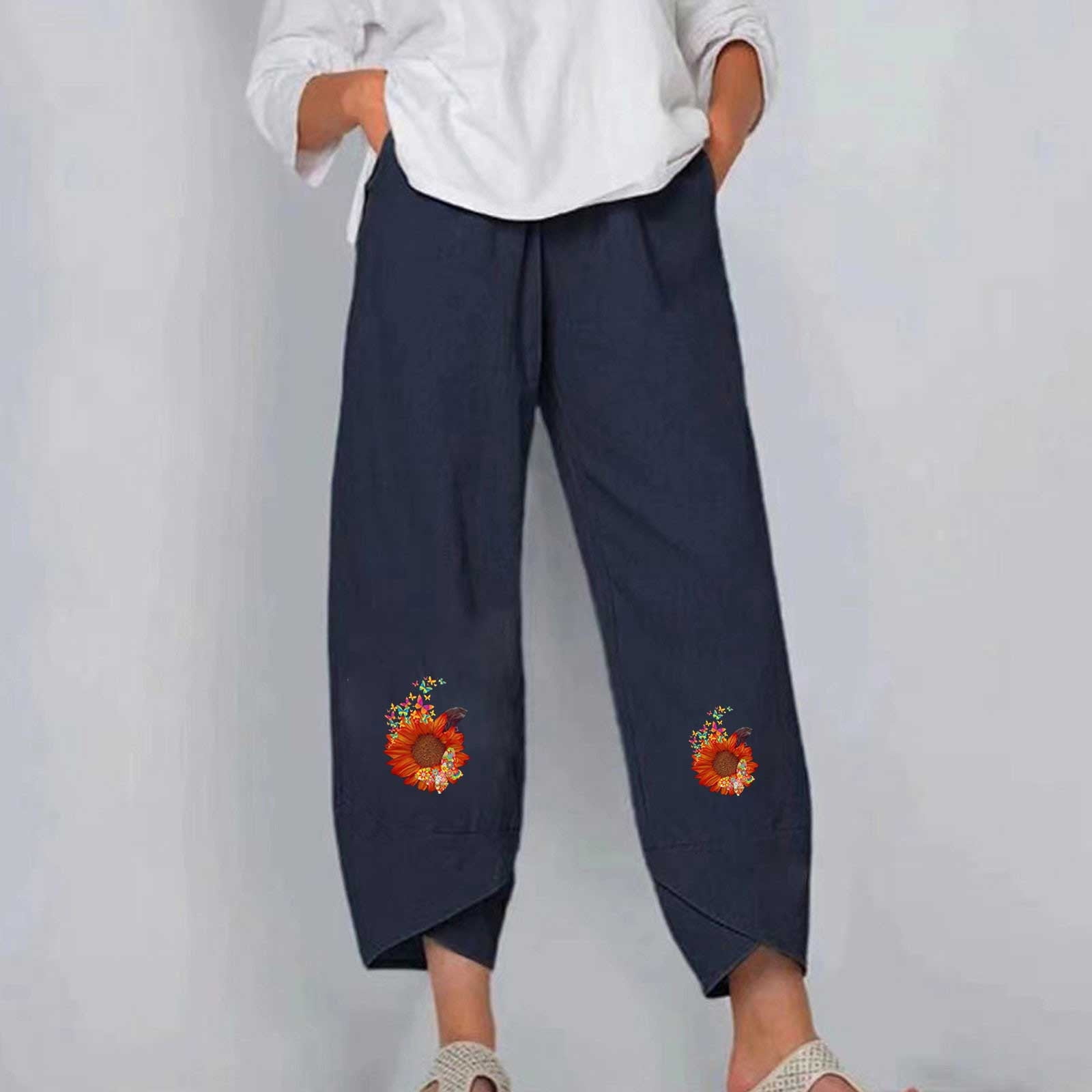 AOOCHASLIY Long Pants Clearance Womens New Pants Design Sense Of Casual ...