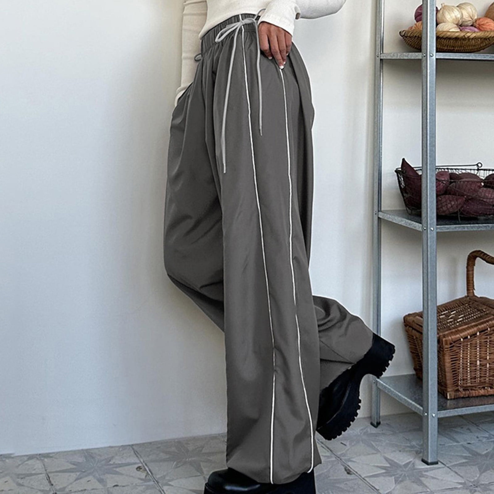 AOOCHASLIY Long Pants Clearance Womens Vintage Street Style Spicy Girl ...