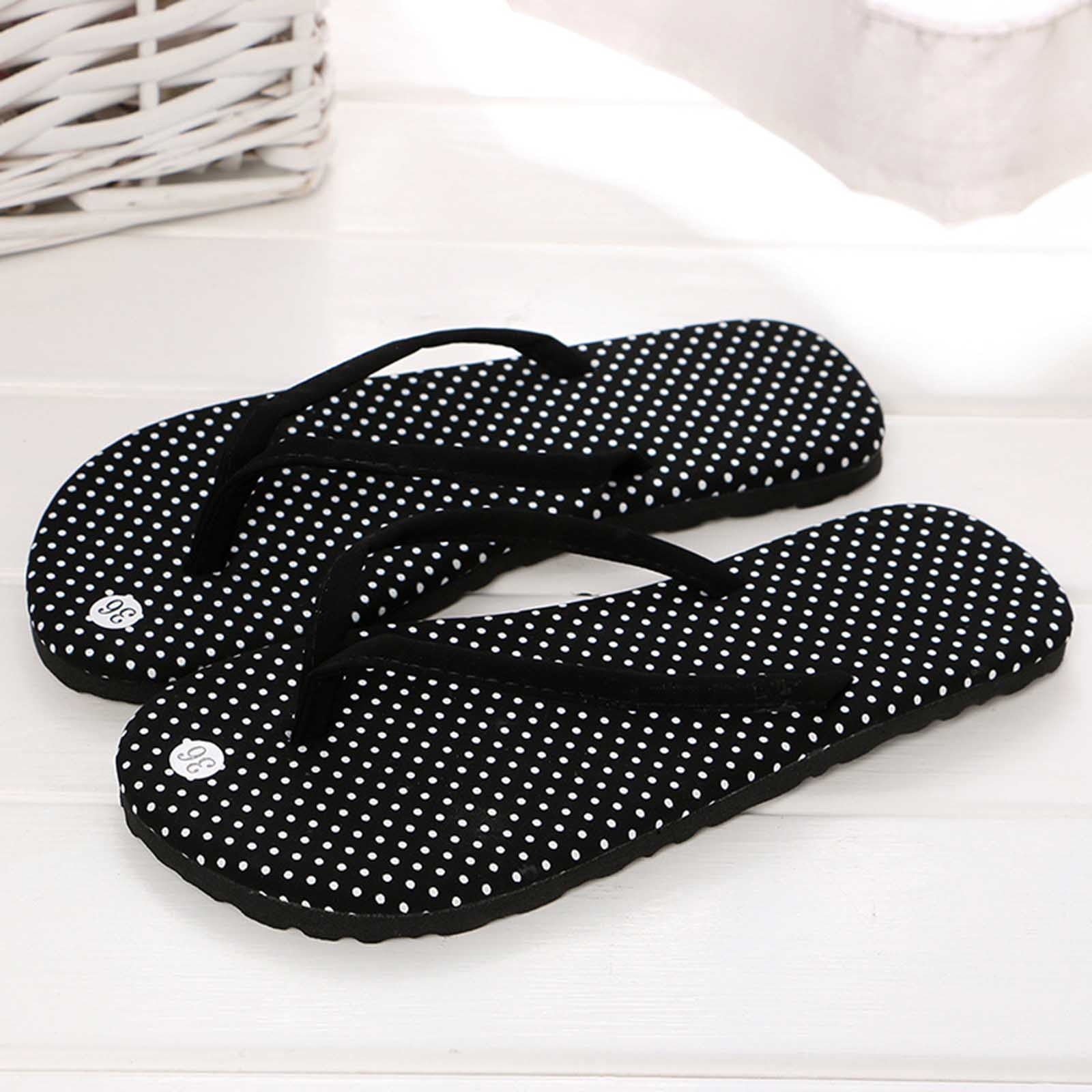 AOOCHASLIY Sandals Women's Yoga Foam Flip Flops with Arch Support Thong ...
