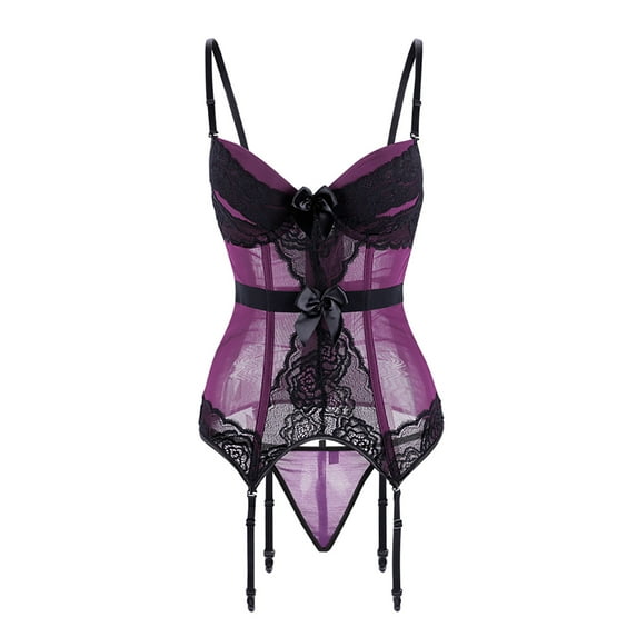 AOOCHASLIY Shapewear for Women Clothes Women Floral Overbust Corset ...