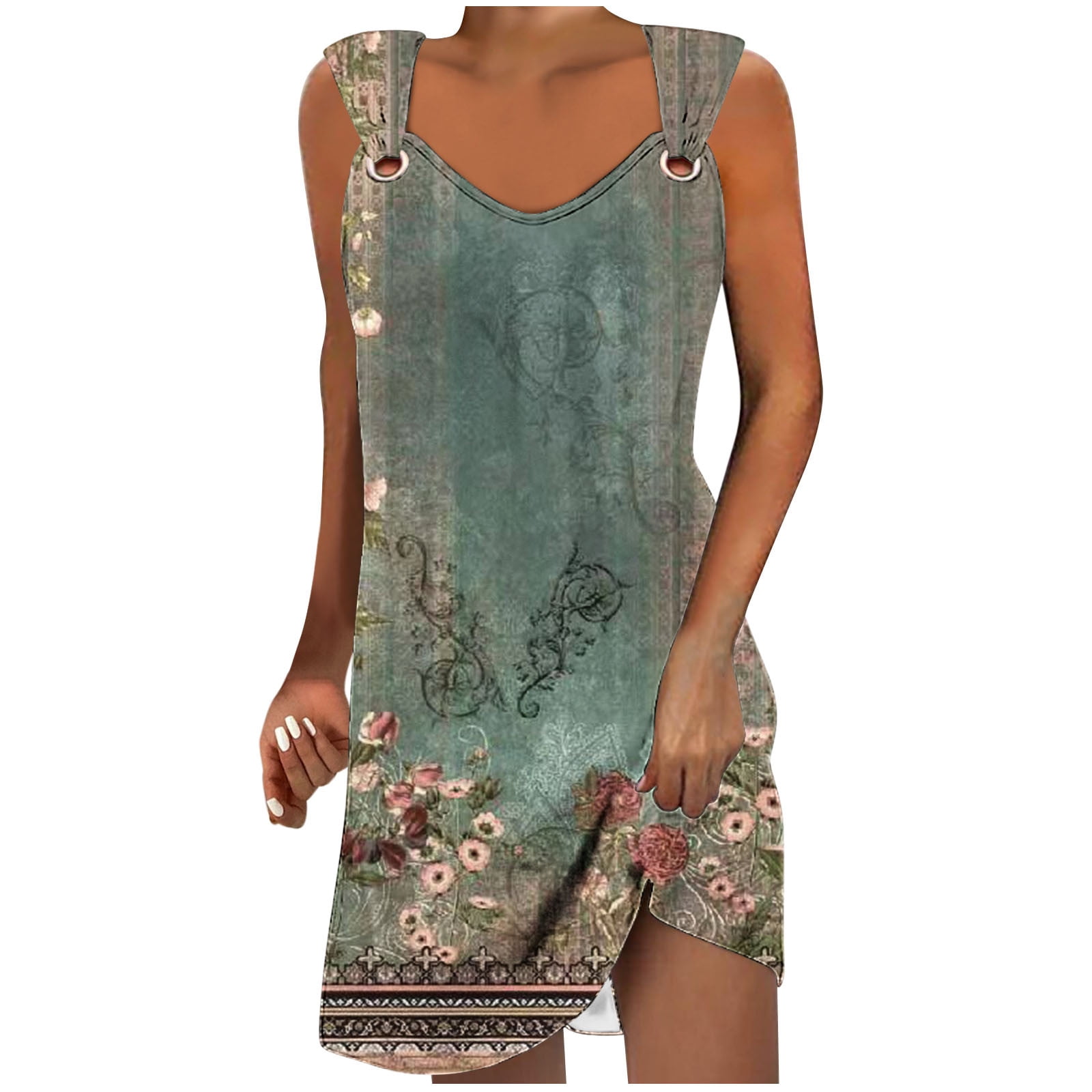 AOOCHASLIY Summer Dresses for Women 2026 Sundresses Beach Swimsuit ...