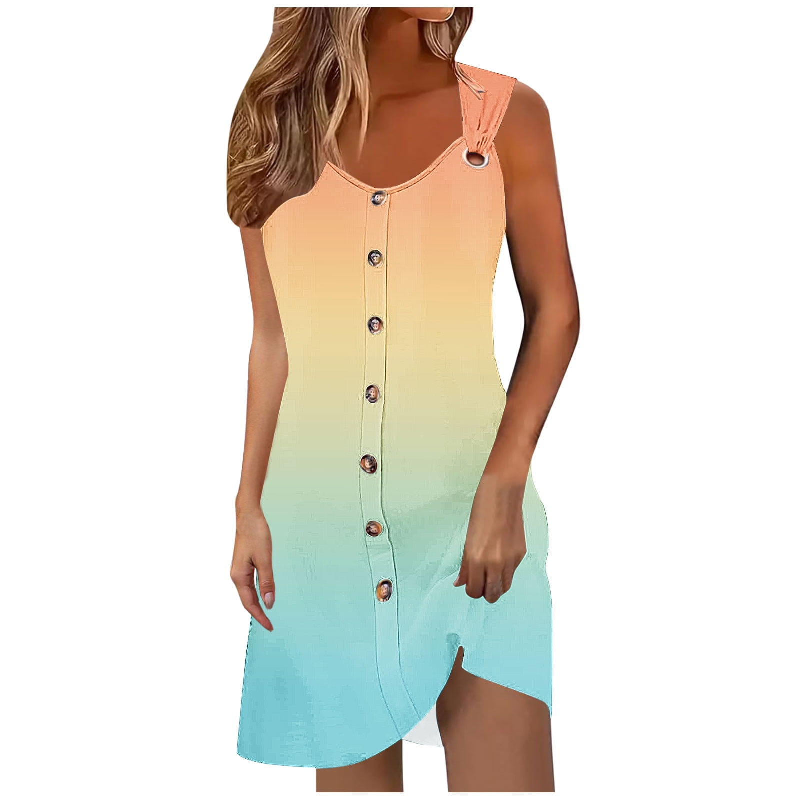 AOOCHASLIY Summer Dresses for Women 2026 Sundresses Beach Swimsuit ...