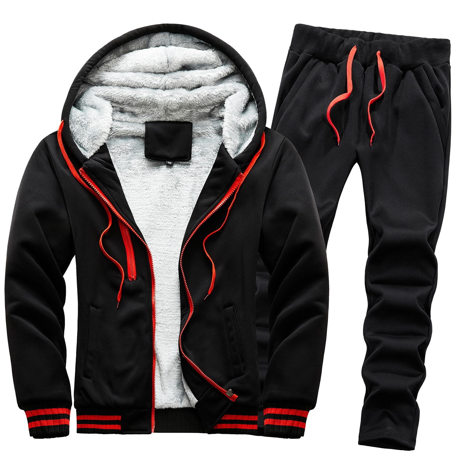 Aoochasliy Winter Mens Sweat Suit, Jogging Casual Hoodie, Sports ...