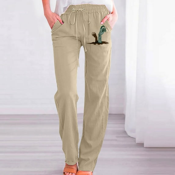 AOOCHASLIY Women Fall Pants Clothes Fashion Womens Halloween Casual ...