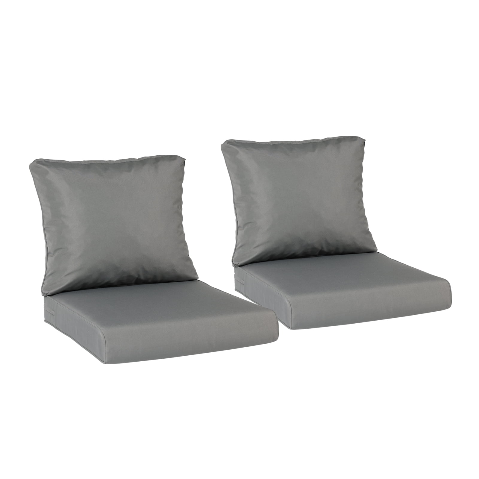 "AOODOR Patio Back Chair Cushions Set of 2, 24""x24"", Water Resistant ...